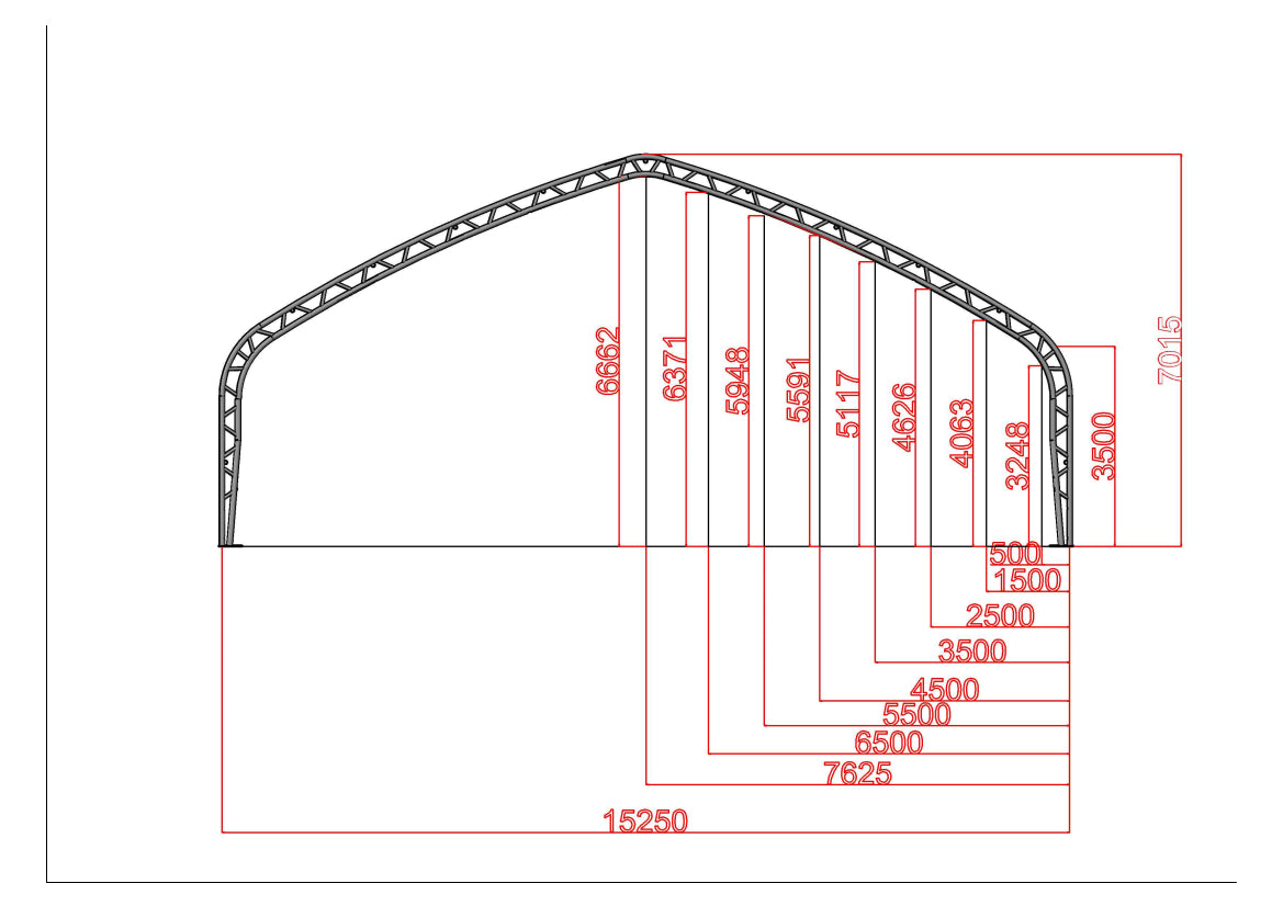Lagerhall - B15,25m x L24,4m x H7,015m – Hardlife Drift